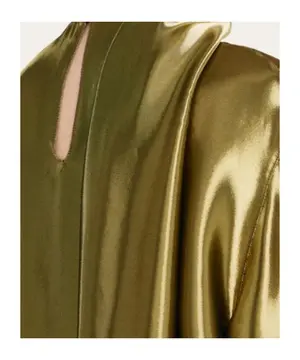 FERRAGAMO Liquid Lamé Blouse