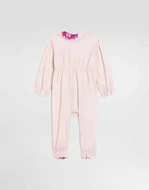 Dolce & Gabbana Peony-print Babygrow Set