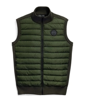 Canada Goose Hybridge Knitted Gilet - Moss Khaki