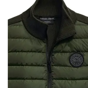 Canada Goose Hybridge Knitted Gilet - Moss Khaki