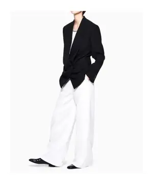 Giorgio Armani Pleated-back Double-breasted Blazer