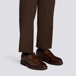 Santoni Brogue Lace-up Shoes