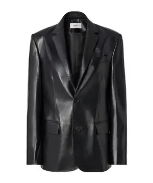 Fendi Nappa Leather Blazer