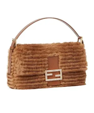 Fendi Baguette 26424 Inlaid Bag