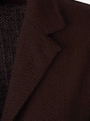 LARDINI Herringbone-knit Jacket