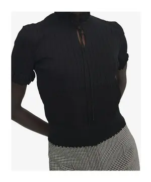 Alexander McQueen Pointelle Knit Top