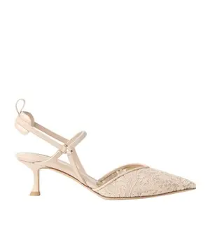Fendi Very Colibrì -colored Tulle Medium-heeled Slingbacks