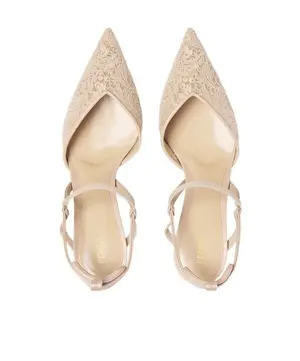Fendi Very Colibrì -colored Tulle Medium-heeled Slingbacks