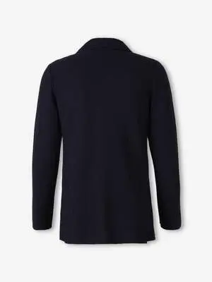 LARDINI Herringbone-knit Virgin Wool Jacket