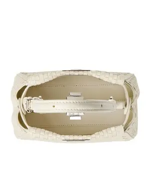 Fendi My Peekaboo Xs Woven Leather Bag
