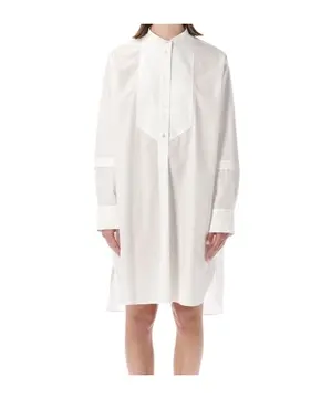 Studio Nicholson Long Sleeve Dress - White