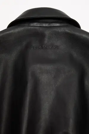 Acne Studios Logo-debossed Cropped Jacket