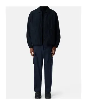 Stone Island Coach Jacket With Anti-drop Finish