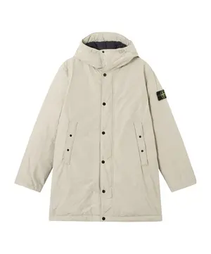 Stone Island Long Down Parka With Anti-drop