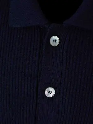 GRAN SASSO Button-up Ribbed Cardigan