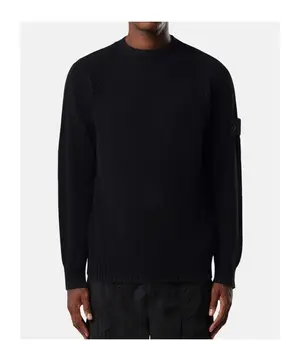 Stone Island Regular-fit Crewneck Jumper With Raglan Sleeves