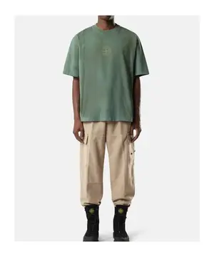 Stone Island Regular-fit T-shirt With 'bark Tee' Print