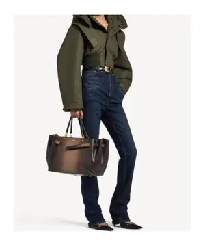 Balenciaga Fan Carry All Bag Medium - Black/light Taupe