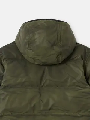 Stone Island Hooded Down Jacket With Reflective Coating