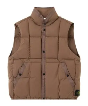 Stone Island Down Vest With Wind Resistance