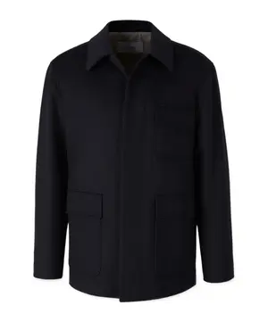 LARDINI Pocket Detailed Concealed Fastened Jacket