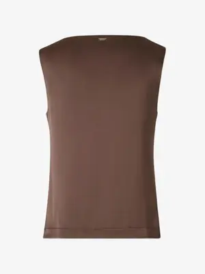 Herno Satin-finish V-neck Blouse
