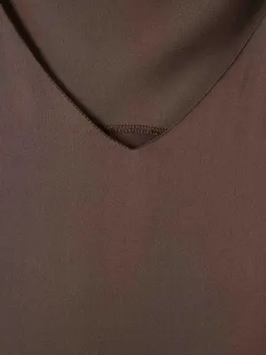 Herno Satin-finish V-neck Blouse