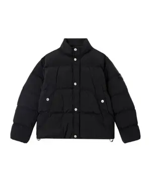 Stone Island Stand Collar Down Jacket - Black