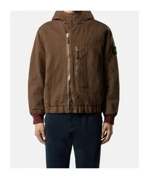 Stone Island Padded Hooded Jacket With Anti-drop