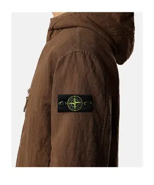 Stone Island Padded Hooded Jacket With Anti-drop