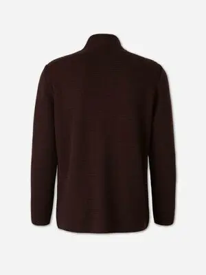 LARDINI High Neck Button-up Jacket