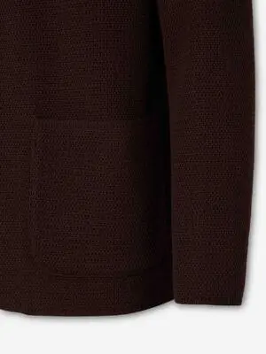 LARDINI High Neck Button-up Jacket