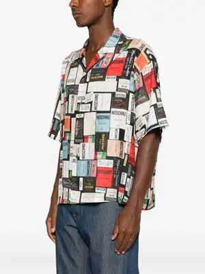 Moschino Logo-patch Short-sleeve Shirt