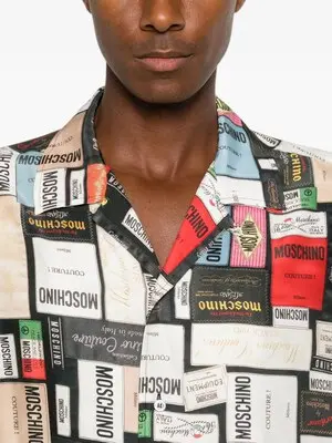 Moschino Logo-patch Short-sleeve Shirt