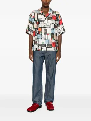 Moschino Logo-patch Short-sleeve Shirt
