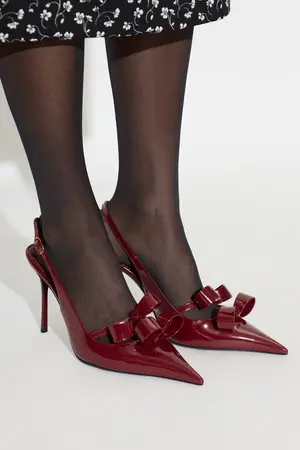Dolce & Gabbana Dolce Gabbana Bow Detailed Pointed Toe Pumps