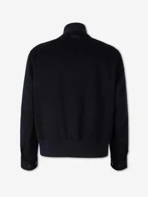 LARDINI Button-front Jacket With Ribbed Trims