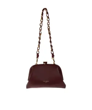 Dolce & Gabbana Mini Grandma Leather Clutch Bag