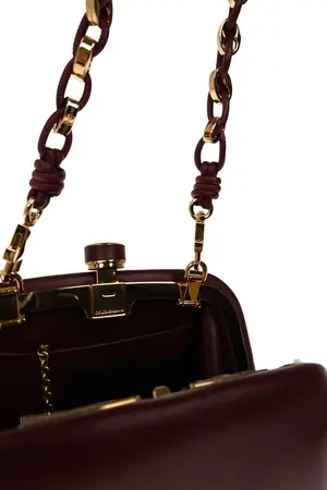 Dolce & Gabbana Mini Grandma Leather Clutch Bag