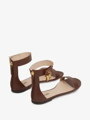 TOM FORD Leather Flat Sandals