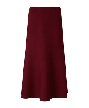 SIMKHAI Ribbed-knit Wool Midi Skirt