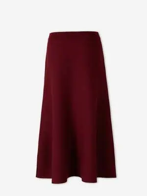 Simkhai Ribbed-knit Wool Midi Skirt