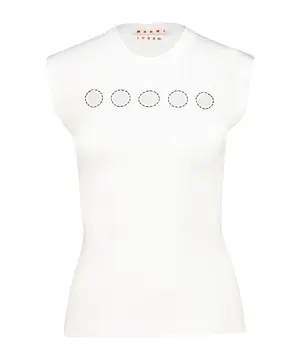Marni Cut-out Sleeveless T-shirt - No