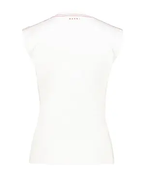 Marni Cut-out Sleeveless T-shirt
