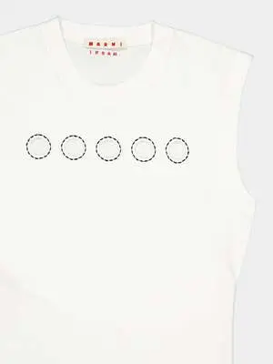 Marni Cut-out Sleeveless T-shirt