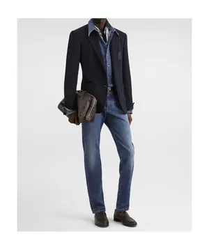 Dolce & Gabbana Dolce Gabbana Crest Single Vent Blazer