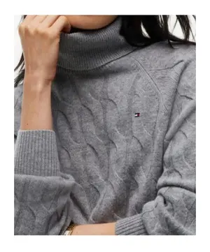 Tommy Hilfiger Cable-knit Roll-neck Sweater