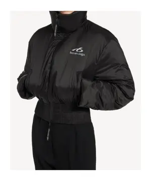 Balenciaga Bodies Cropped Puffer