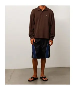 StÜssy Long Sleeve Logo Polo Shirt