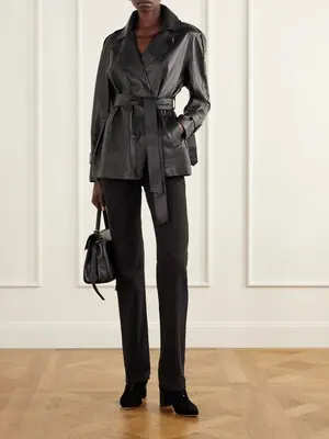 Jennifer Chamandi Dan 65 Velvet-trimmed Mesh Ankle Boots